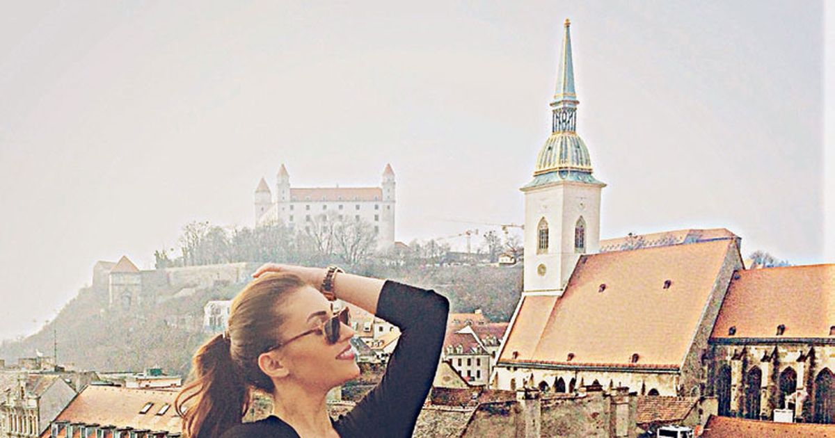 Anja Jenko na izletu v Bratislavi - Govori.se