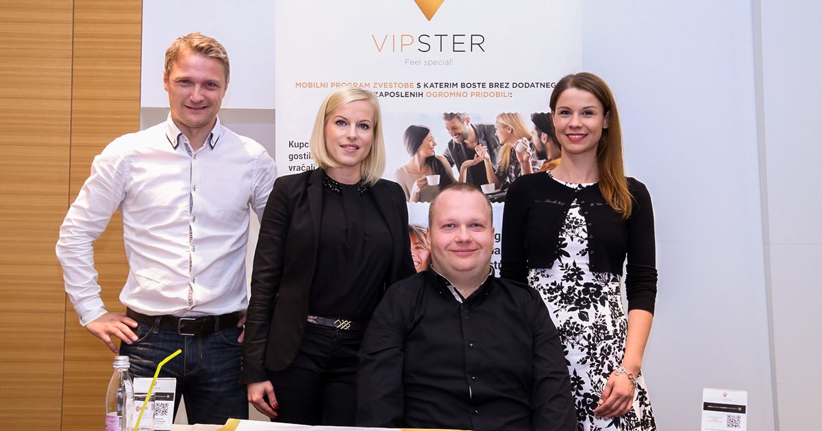 V svojem najljubšem lokalu preverite inovativno aplikacijo Vipster ...