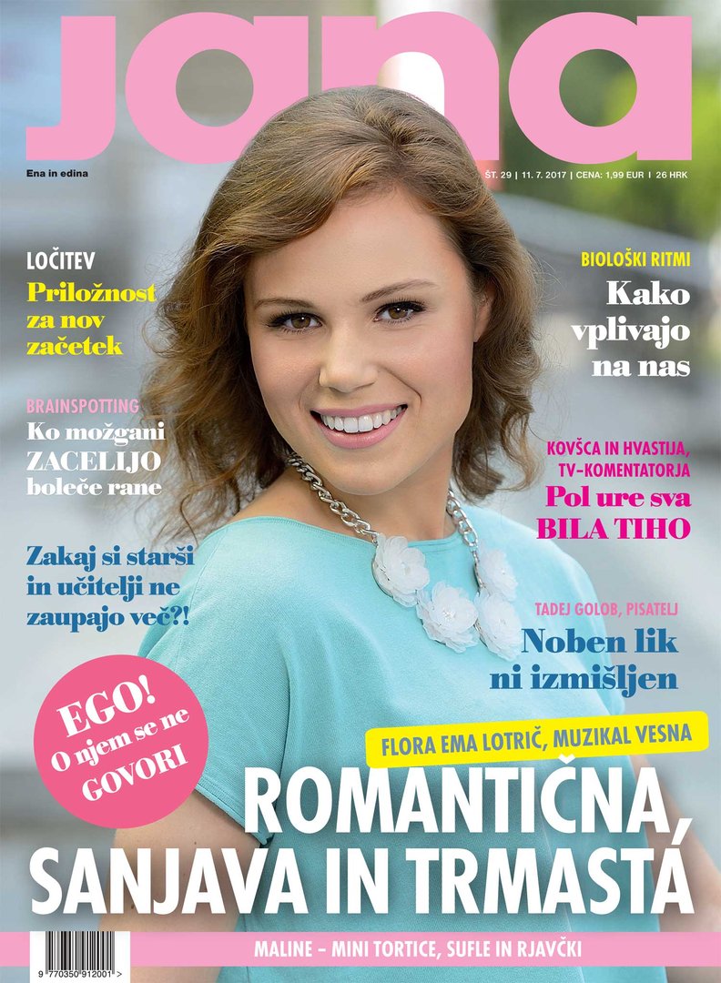 Flora Ema Lotrič, muzikal Vesna: Romantična, sanjava in trmasta. Več v ...