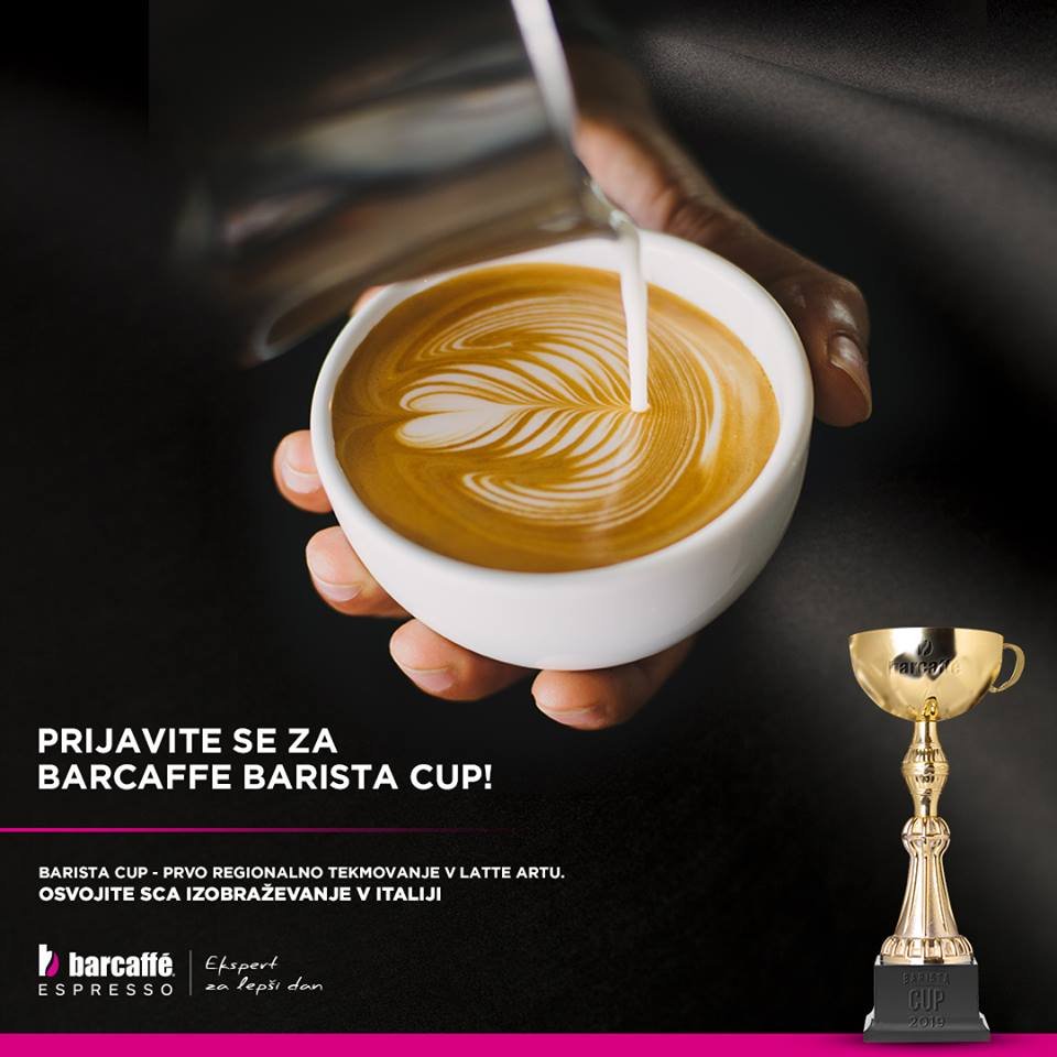 Barcaffè Barista Cup – prvo regionalno tekmovanje v latte artu ...