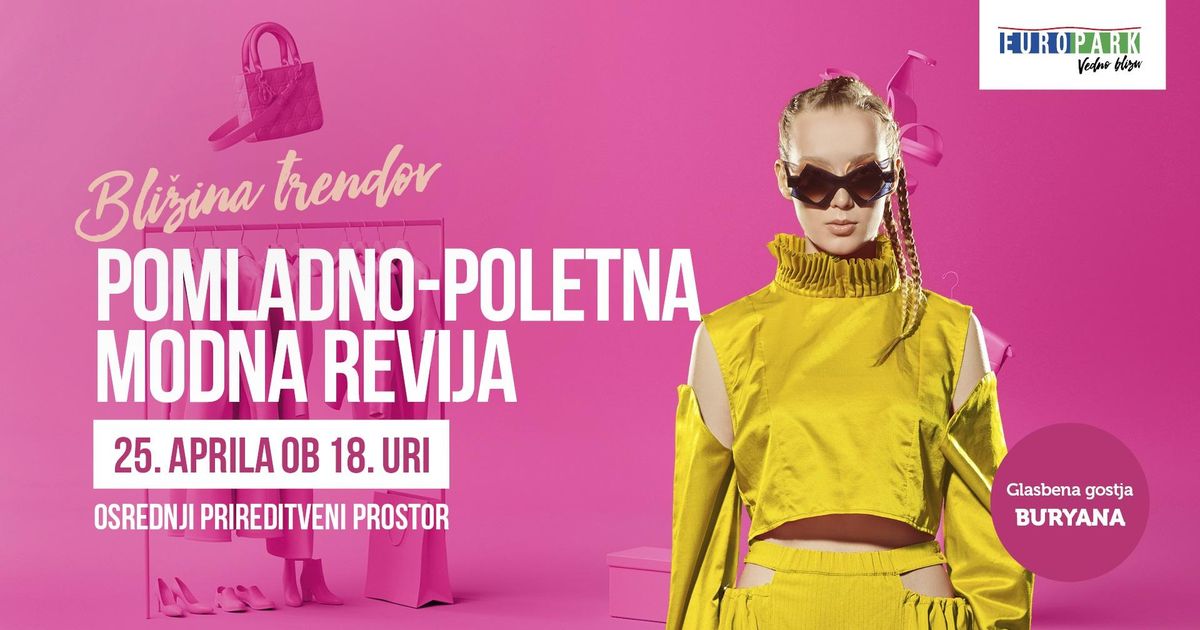 Ne zamudite Europarkove pomladno-poletne modne revije - Govori.se