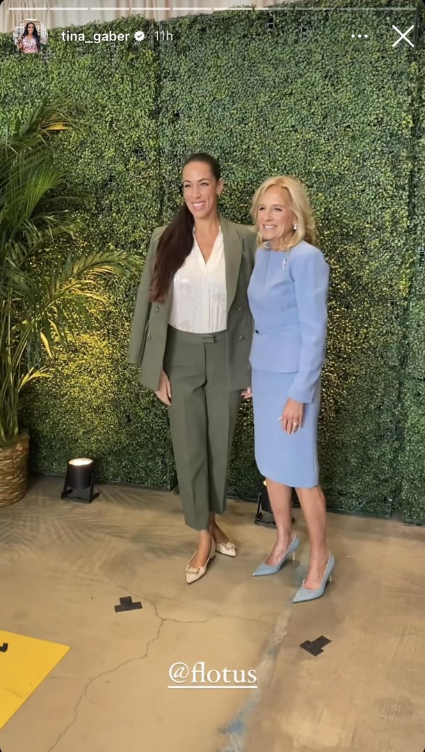 Tina Gaber je s tem poskrbela, da je bila vsa pozornost usmerjena vanjo ...